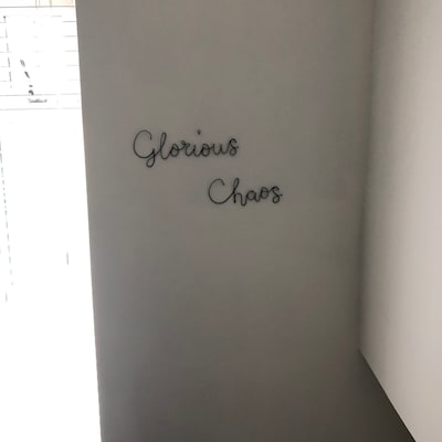 Wire glorious Chaos Sign Handmade Wire Words Names - Etsy