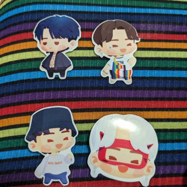 Run BTS in the Seom Waterproof Vinyl Stickers BTS Island Bangtan ...