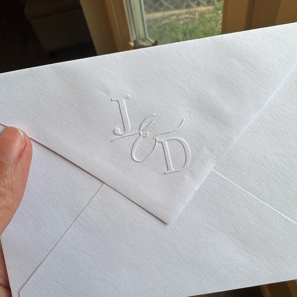 Monogram Embosser | 48 Designs | Custom Your Wedding Embosser | Napkin ...