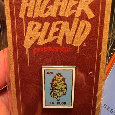 LA FLOR PIN Weed Nug Loteria Card, Cannabis, Marijuana, Ganja, Stoner ...