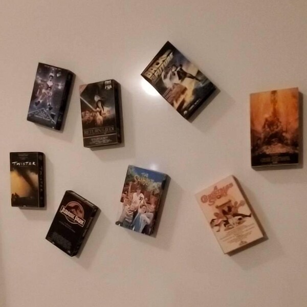 Retro VHS Mini Refrigerator Magnets Modern Recent Horror Movies Classic ...