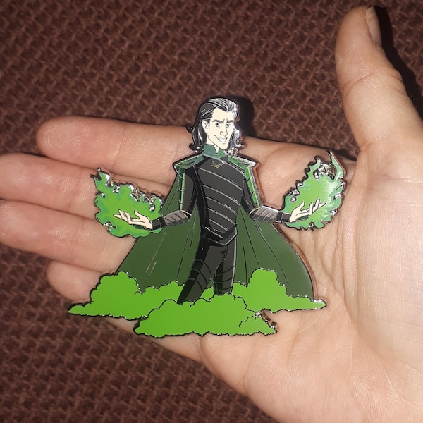 Loki Fantasy Pin, God of Mischief Pin, Marvels Pin B Grade - Etsy