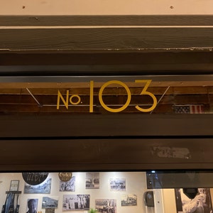 House Number Decal, Street Address Sticker for Home, Apartment Door ...