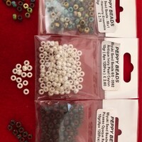 Traditional Turkish Artisan Handmade Cube Glass Beads, Large Hole Glass ...