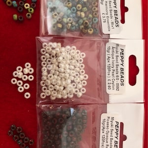 Traditional Turkish Artisan Handmade Cube Glass Beads, Large Hole Glass ...