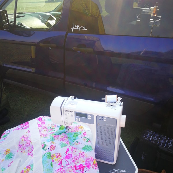 Sewing Machine Heartbeat Lifeline Decal Sticker Love to Sew | K1090 - Etsy