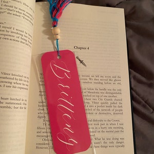 Personalized Bookmarks, Calligraphy Bookmarks, Custom Tassel Bookmarks ...