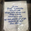 Personalized Wedding Handkerchief, Lace Handkerchief, Lace Hankie ...
