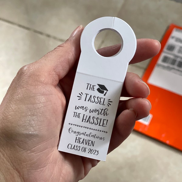 Graduation Party Favors, the Tassel Was Worth the Hassle Shot Bottle ...