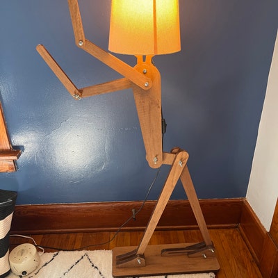 Halloween Floor Lamp Stickman Lamp Decor Lamp Reading Lamp - Etsy