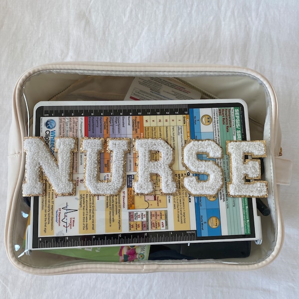 Clear Makeup Bag Personalized Clear Pouch With Patches Custom Clear ...