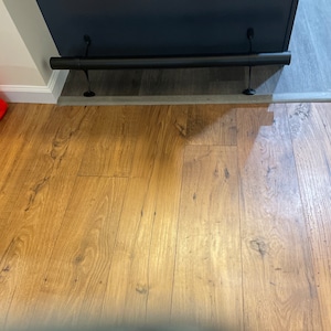 Custom Matte Black Bar Foot Rail Kit High Quality Metal Bar Foot Rail ...