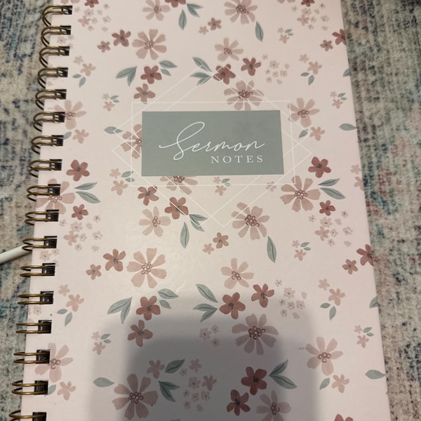 Journal for Sermon Notes | Church Notes Journal | Sermon Notes Journal ...