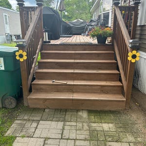 Poly Wall Flower, Fence Flower, Outdoor Decor, Fence Decor, Yard Art ...