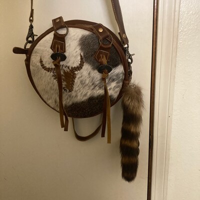 Raccoon Tails Raccoon Tail Keychain Taxidermy Keychain Raccoon Tail ...