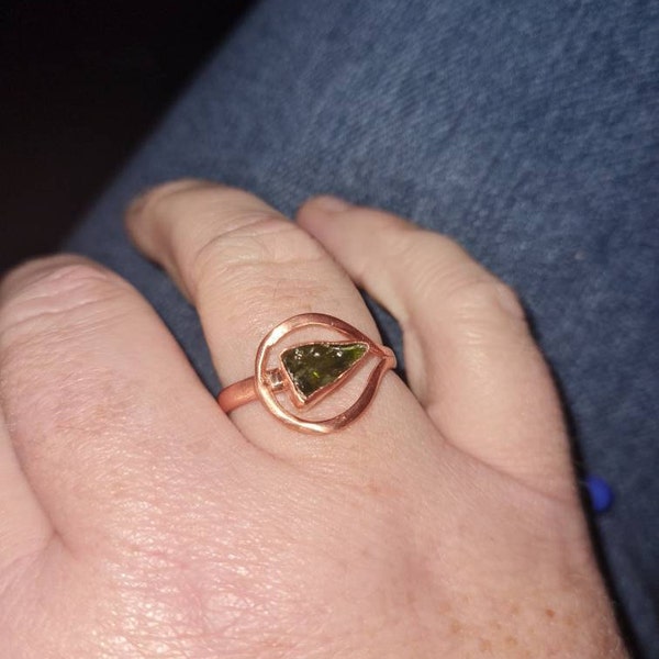 Pure Copper Ring, Solid Copper Ring, Meditation Ring, Wide Band Copper ...