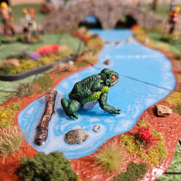 Giant Toad 3D Printed Resin Miniature | Tabletop Role Playing ...