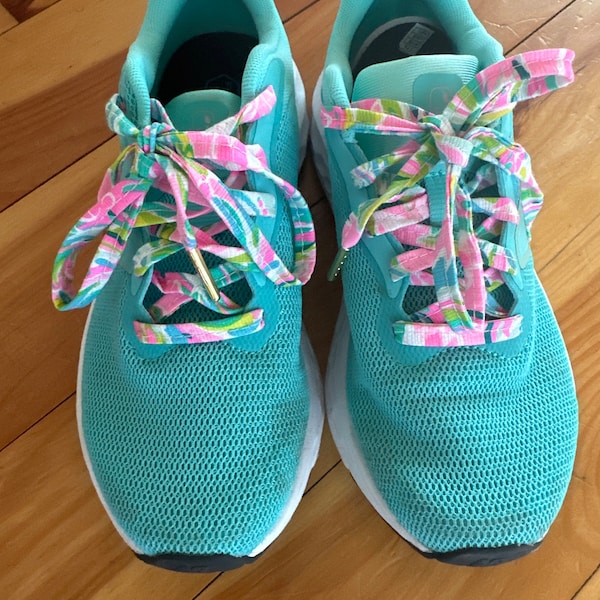 Shoe Laces Made With LP Dobby Fabric Gold Ends Unique Special Gift ...
