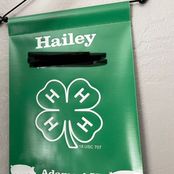 4-H Show Flag - 4-H Display - 4-H Livestock Display - Etsy
