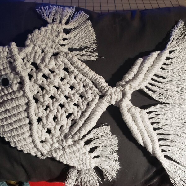 Macrame Pattern, Starfish Pattern , PDF File Tutorial , Writing and With Photographs Tutorial ...