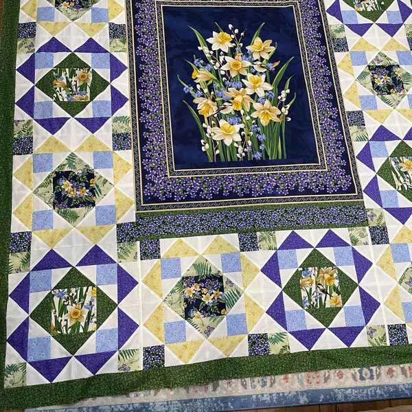 Cowboy Silhouette 24" Panel Cowboy Culture Quilt Panel by Blank ...