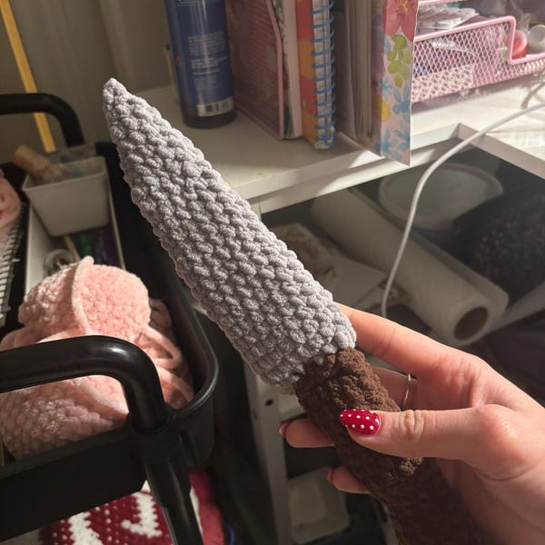Crochet Knife Pattern – Quirky Amigurumi for Halloween, Cosplay, or ...