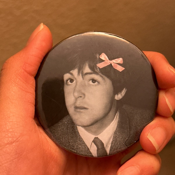 The Beatles Coquette Ribbon Bow Badges /pins/buttons! - Etsy