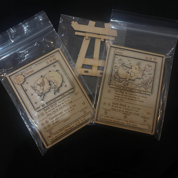 Laser-engraved 3D Wooden Pokemon Card – Original 151 - Etsy