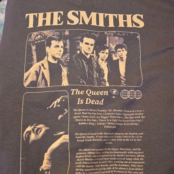 The Smiths Music Band, the Smiths 90s, Smiths Album Graphic 2024 Shirt ...