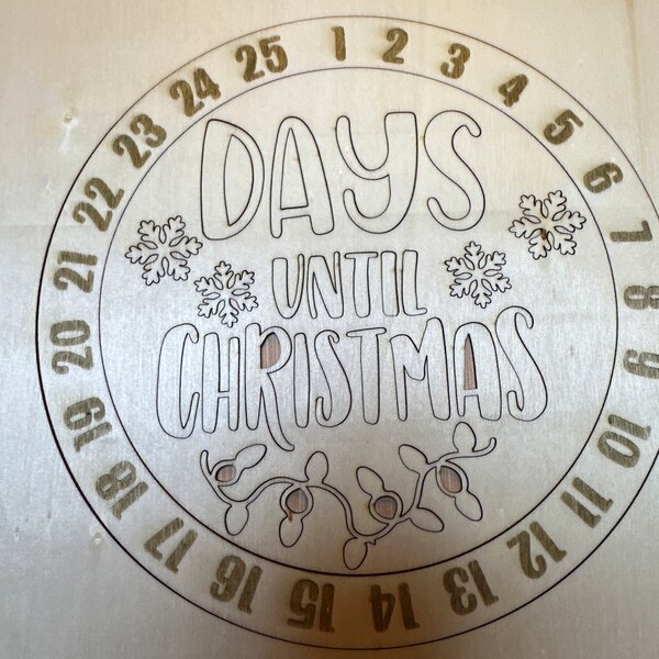 Christmas Cartoon Countdown Svg, Christmas Countdown Svg, Countdown ...