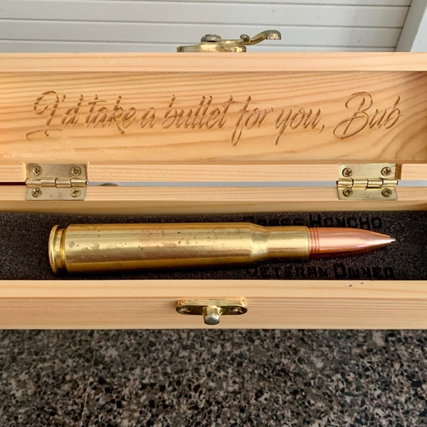 Retirement Gifts for Men | Bullet Pen & Personalized Gift Box | Unique ...