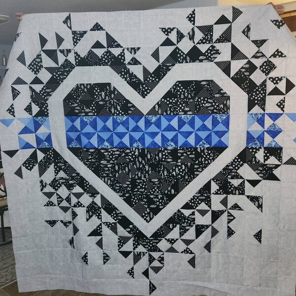 PDF Exploding Heart Quilt Pattern Digital Download by Slice of Pi ...