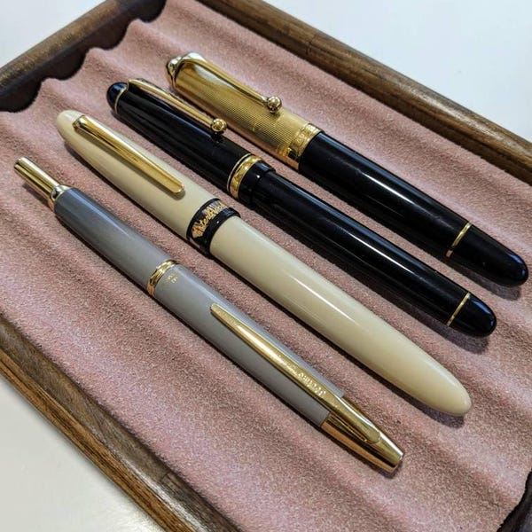 Handcrafted Solid Wood Pen Tray, Handcrafted Wooden Pen Box , Elegant ...