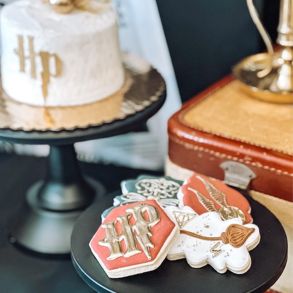 Custom Designed Cookies, Wizard Cookies, Wizard Birthday Party, Wands ...