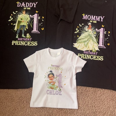 Princess Tiana Shirts Princess Tiana Birthday Family Shirt the Princess ...