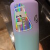 Holographic Beaker Sticker, Cute Chemistry Flask, Biology, Lab Tech ...