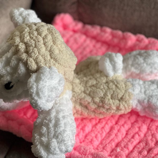 MINI CLARA COW / Full Video Tutorial / Hand Knit Cow Snuggler / Hand ...