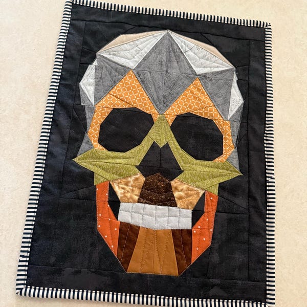 FPP Skull - Final Size 15" X 11" - Etsy