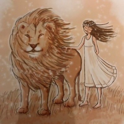 Children's Wall Art the Girl Who is Strong and Courageous Wall Art for ...