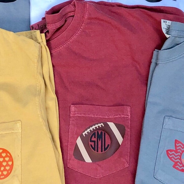 Football Circle Monogram Frame SVG Vector DXF Design File for Cameo ...