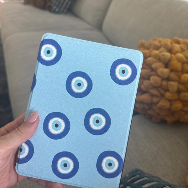 Minimalist Green Aesthetic Flow iPad Case With Pencil Holder Protective ...