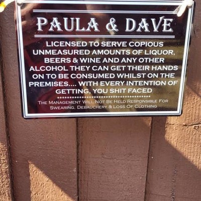 Licensing Law Pub Bar Restaurant Outside Catering Aluminium - Etsy UK