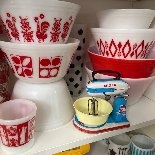 Like New Complete Set of Pyrex Cinderella Spring Blossom Mixing Bowls ...