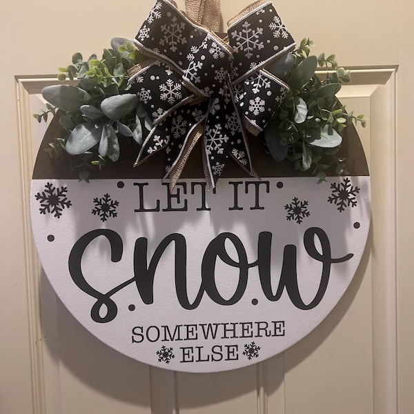 Front Door Decor Funny Door Sign Welcome Just Kidding Please Go Home ...