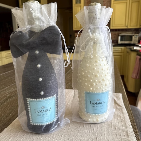 Hand Painted Customizable Birthday Prosecco/champagne Bottle *READ ...