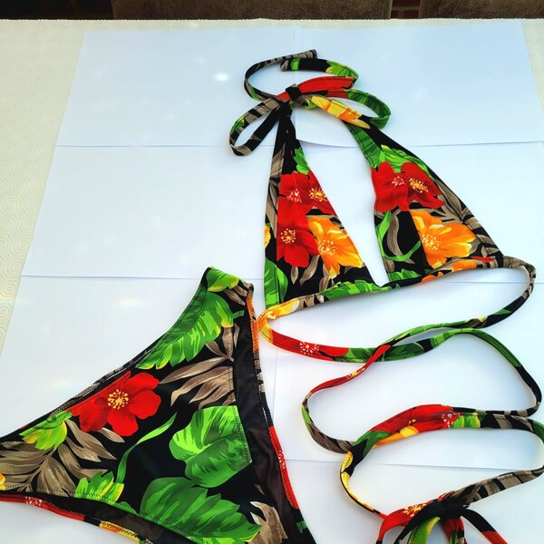 Halter Bikini (with Cheeky & Full Coverage Bottoms) Digital PDF Sewing ...