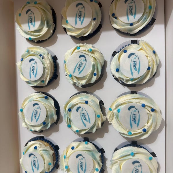 Edible Logo Cake, Cupcake and Cookie Toppers, Corporate Event Gift ...