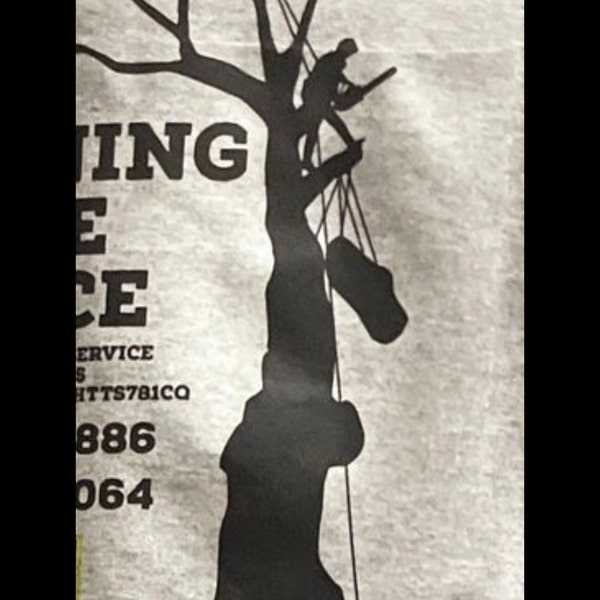 SVG Cutting File, Tree Trimmer With Man & Log, Arborist, Tree Climber ...