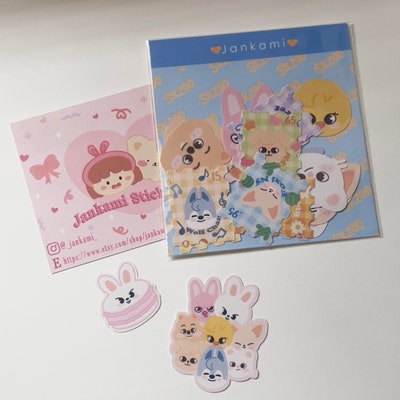 Stray Kids SZKOO Sticker Flakes 16 Flakes & SKZOO Heart - Etsy