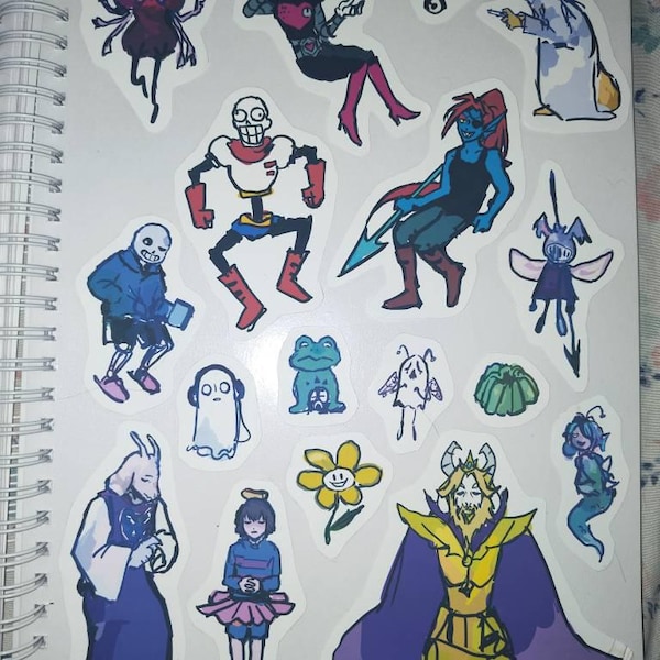 Undertale Tarot Deck: 78 Fanmade Illustration Cards - Etsy
